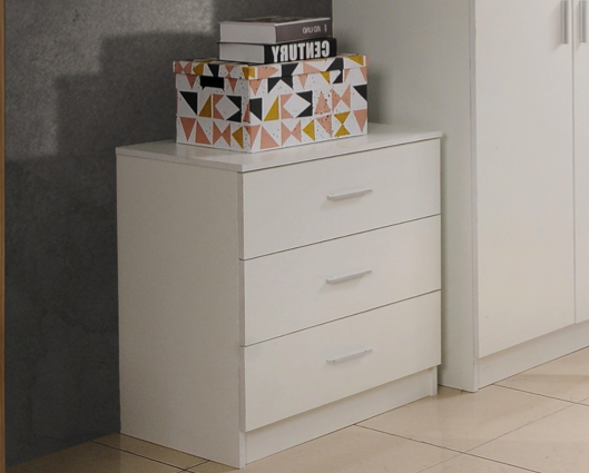 Original 3 Drawer Chest-White | Fair for You