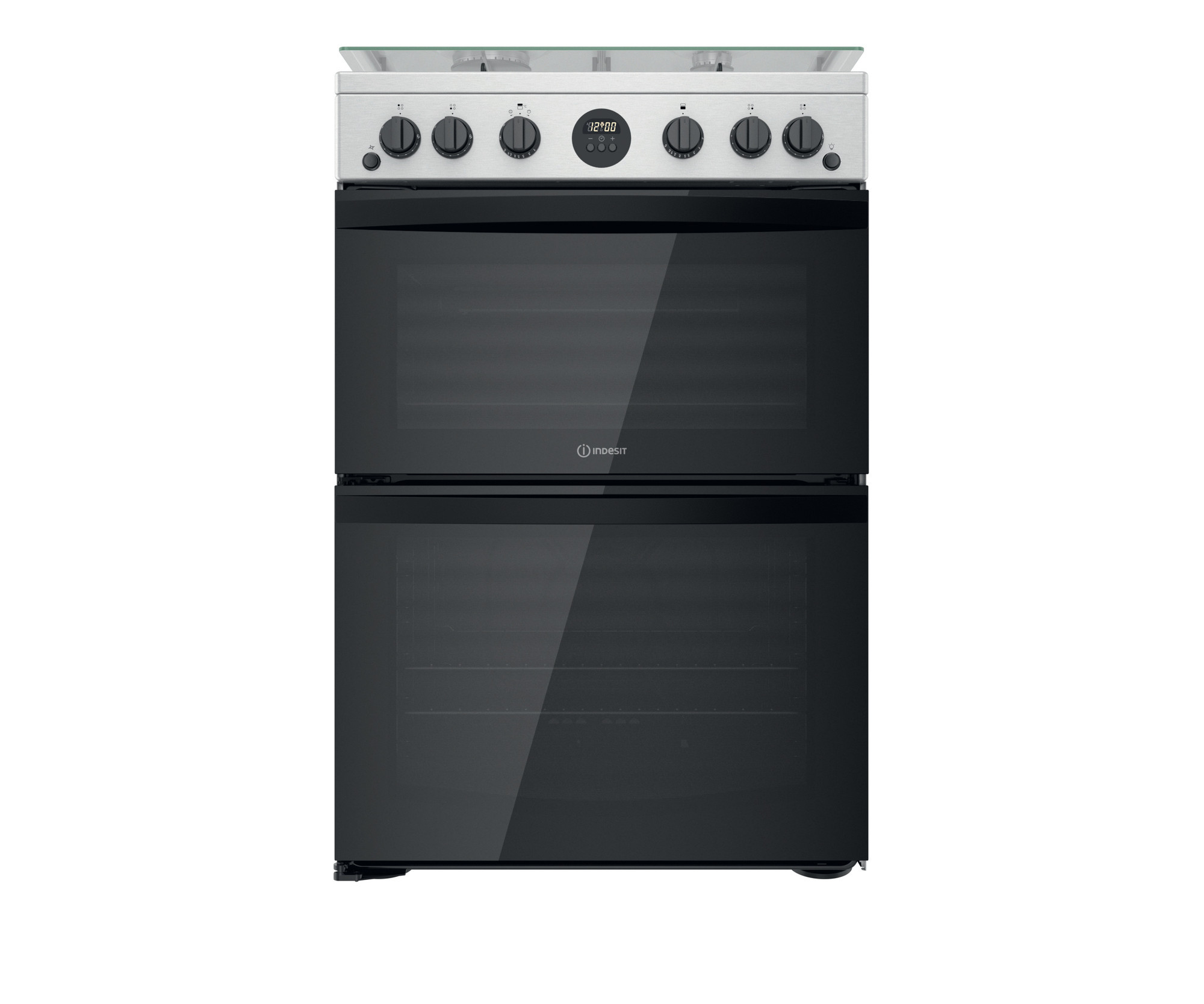 Gas freestanding double cooker: 60cm - ID67G0MCX/UK | Fair for You